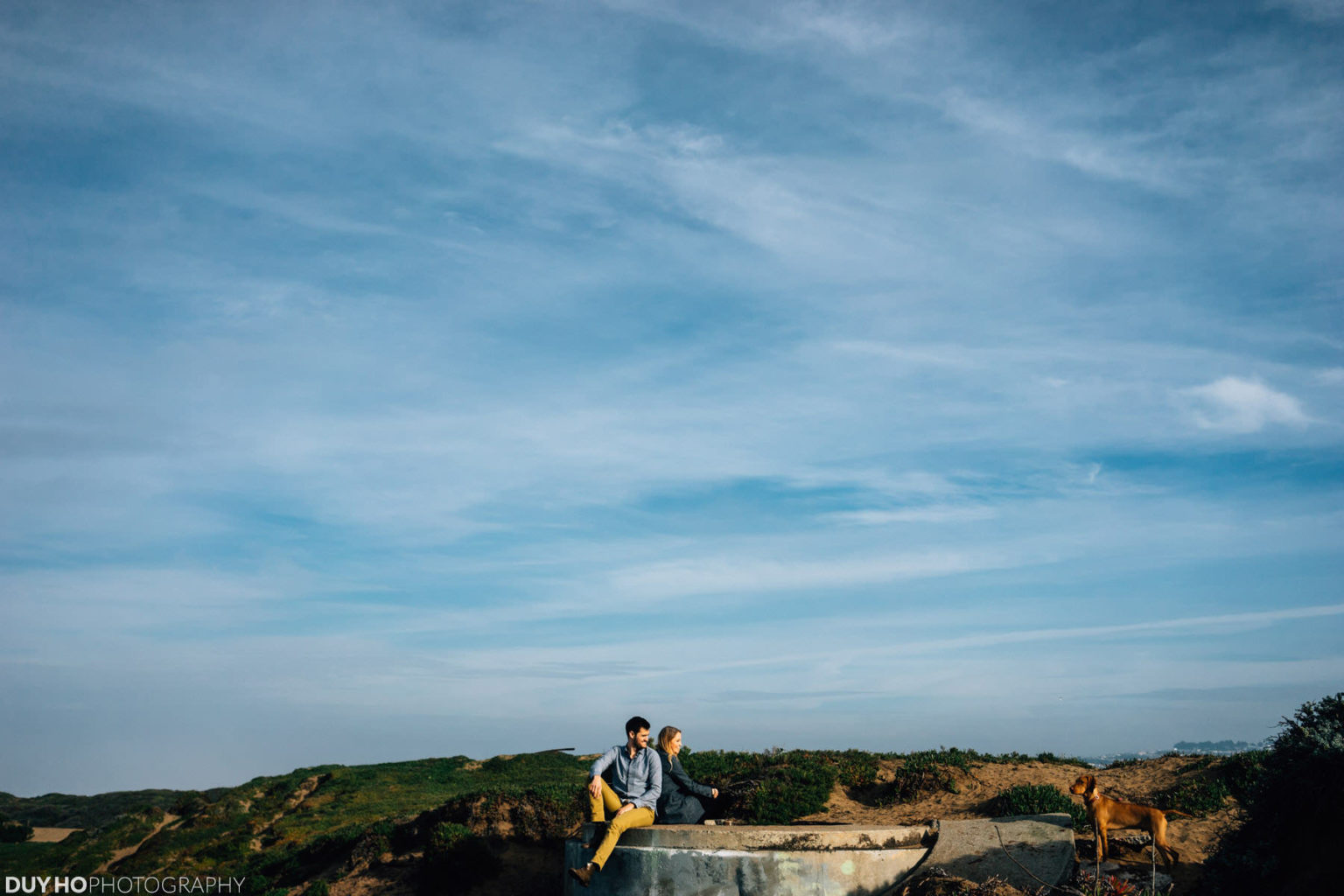 Laura & Kevin's Fort Funston Engagement Session