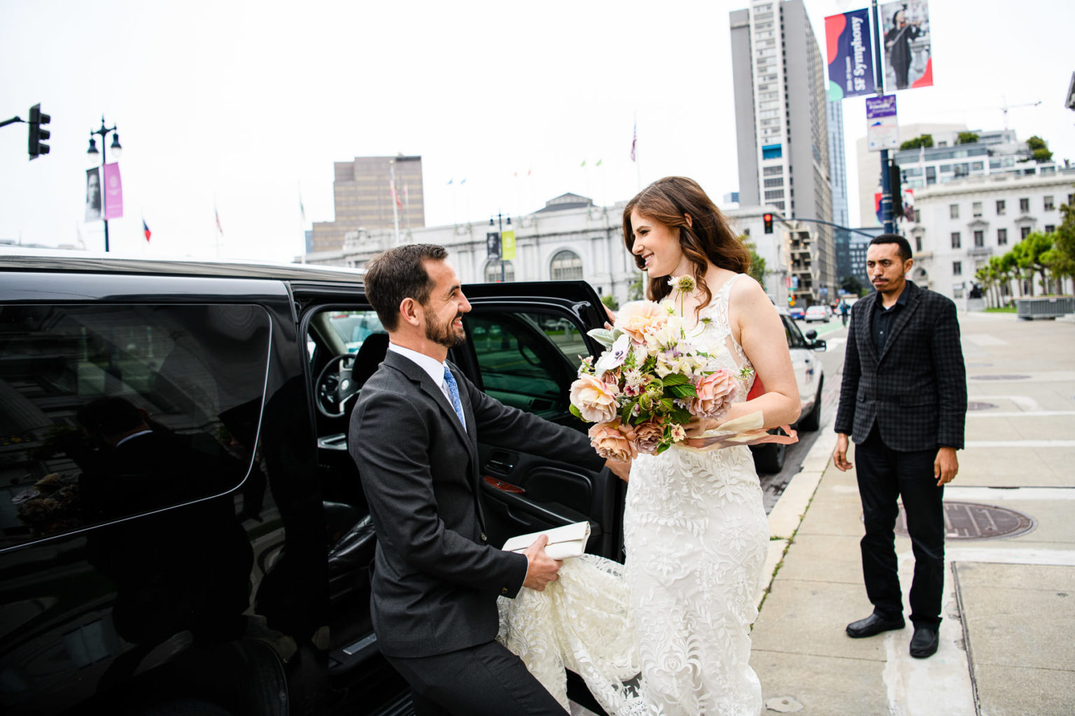 City Hall Civil Ceremony by Duy Ho | SF Wedding Photographer
